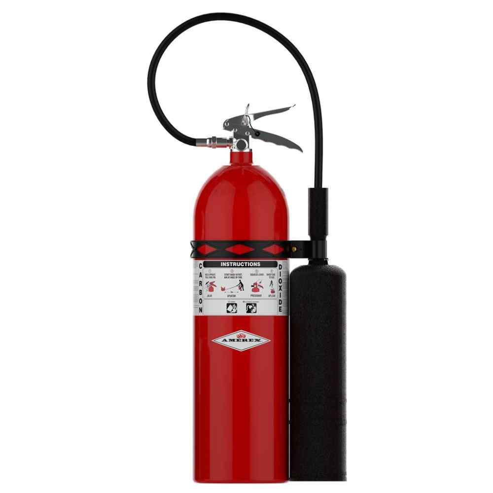 Amerex 15 lb. CO2 Fire Extinguisher - 331 — Safety Plus Pro