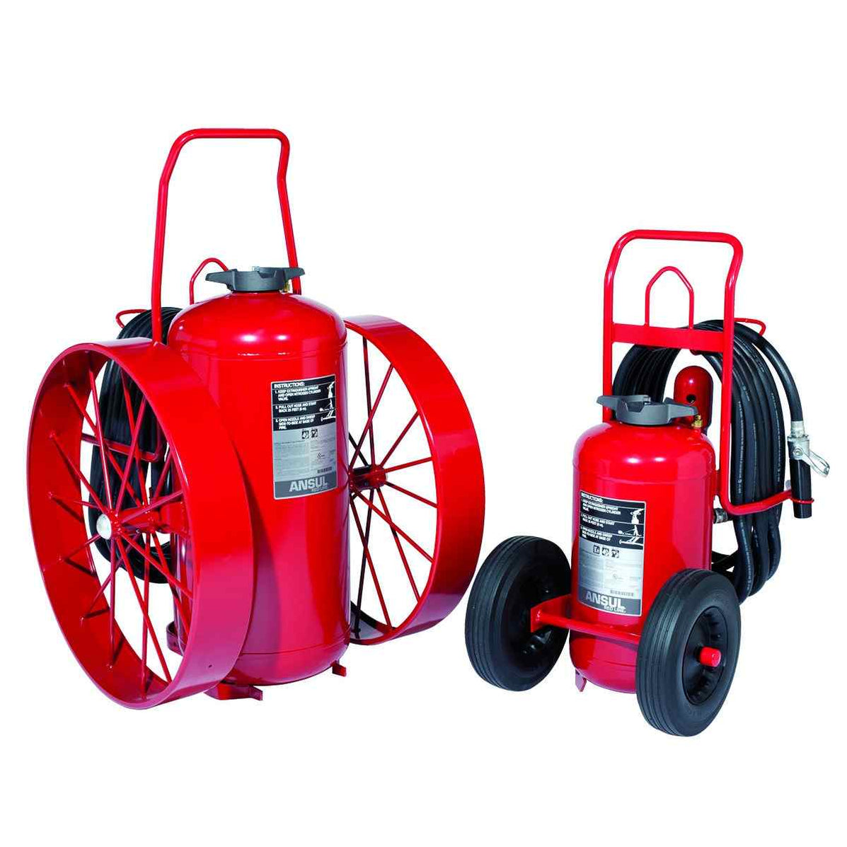 Ansul RED LINE 150 LB Purple K Wheeled Fire Extinguisher CR-LT-I-K-150 ...
