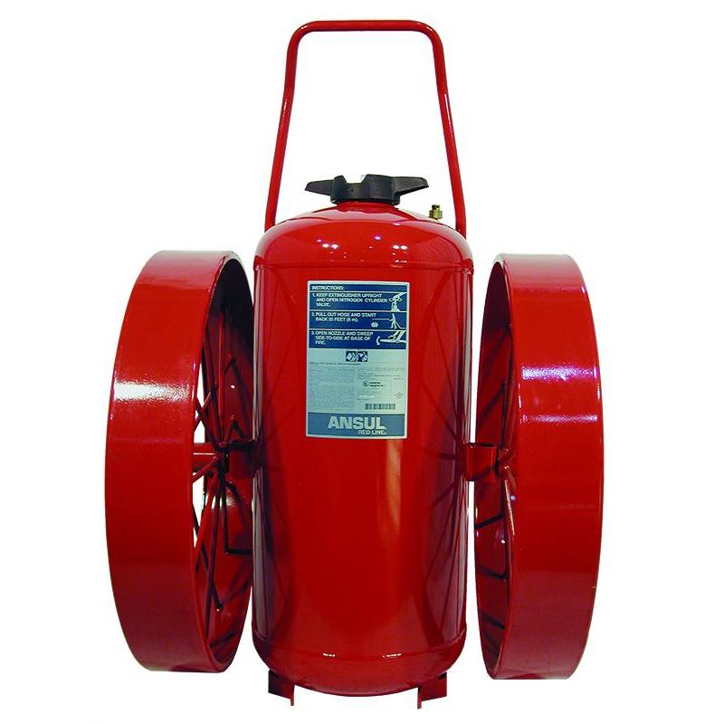 Ansul RED LINE 350 LB ABC Wheeled Fire Extinguisher - Model CR-LT-I-A ...
