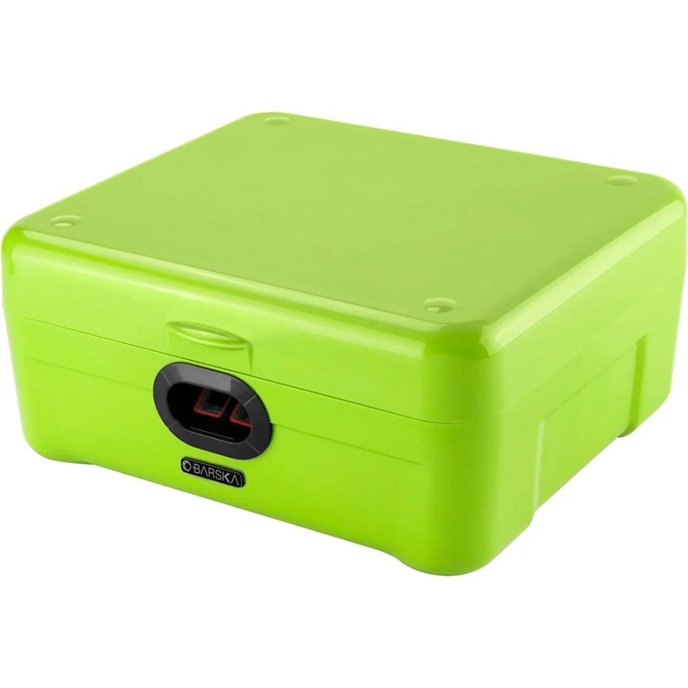 Barska iBox Portable Dual Biometric Secure Storage Lock Box - AX12458 ...