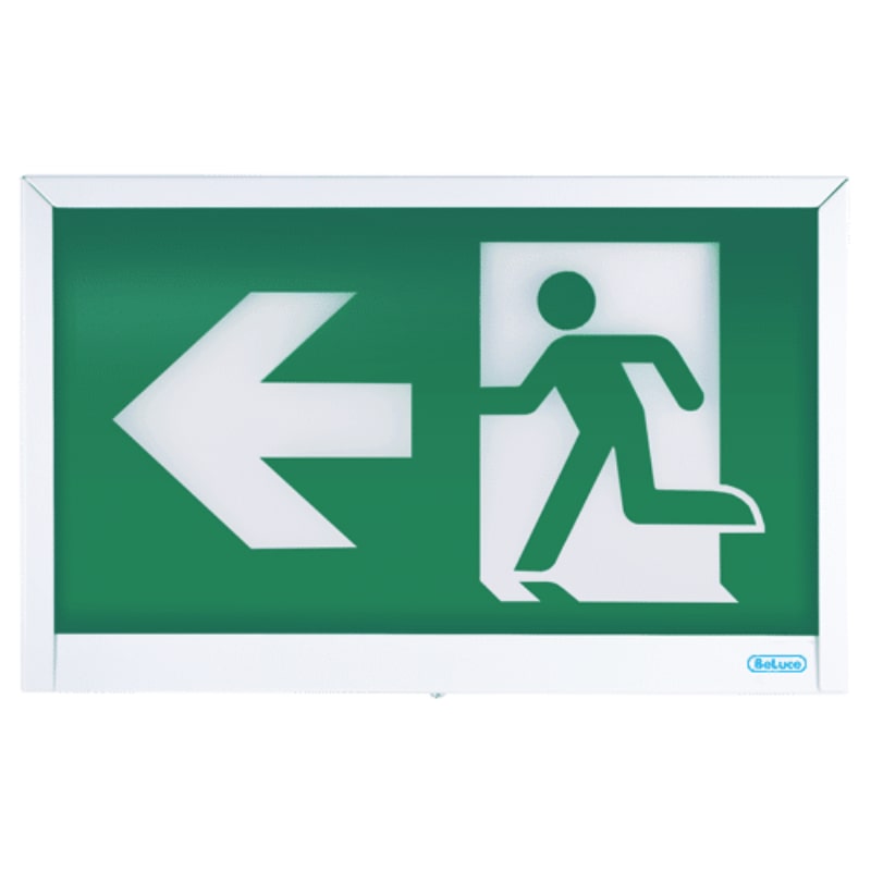 Beluce 120/347W Stella Series Running Man Self-Powered Exit Sign ...
