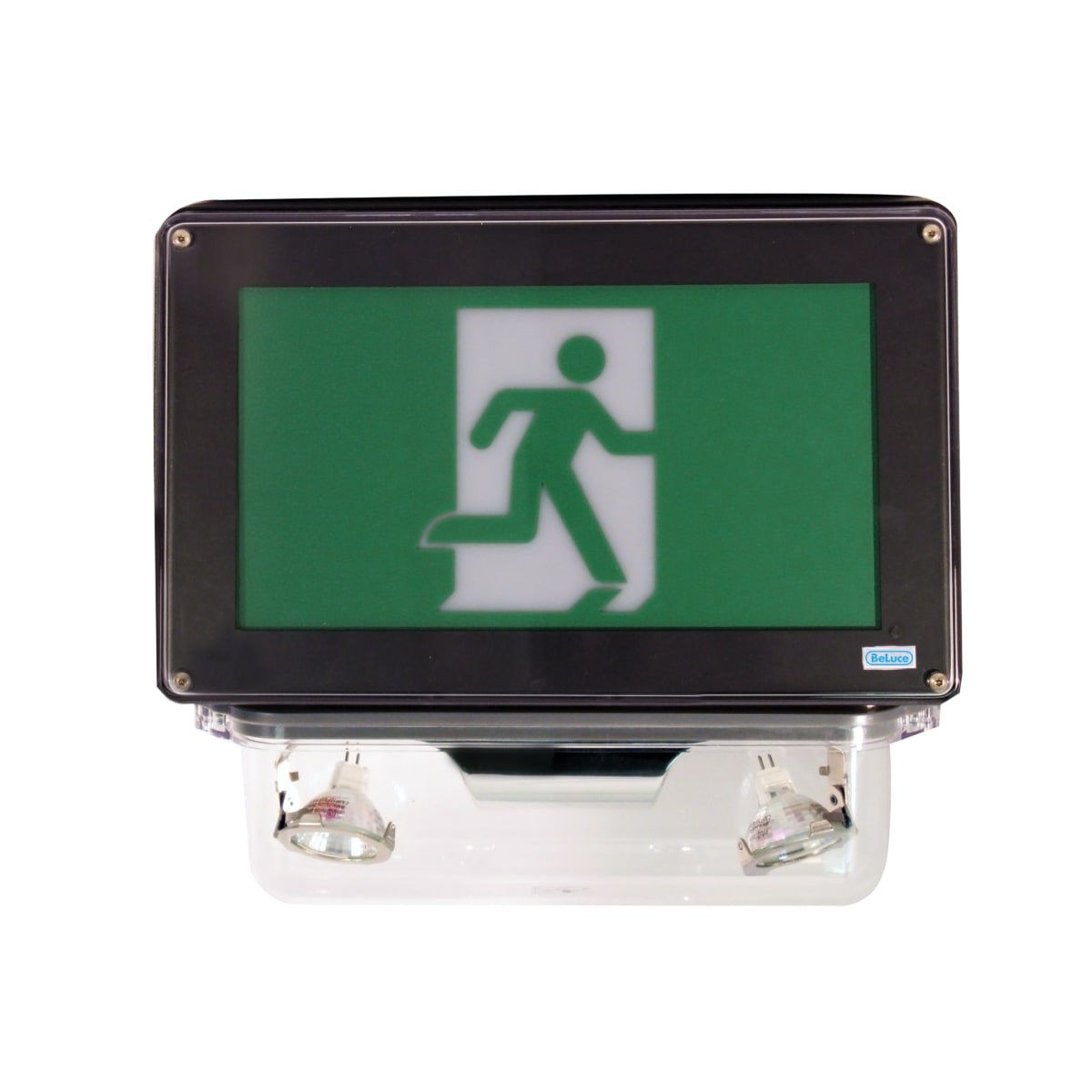 Beluce 6V 36W Fortezza™ Series Combo Running Man Exit Sign - w/ 5W LED ...