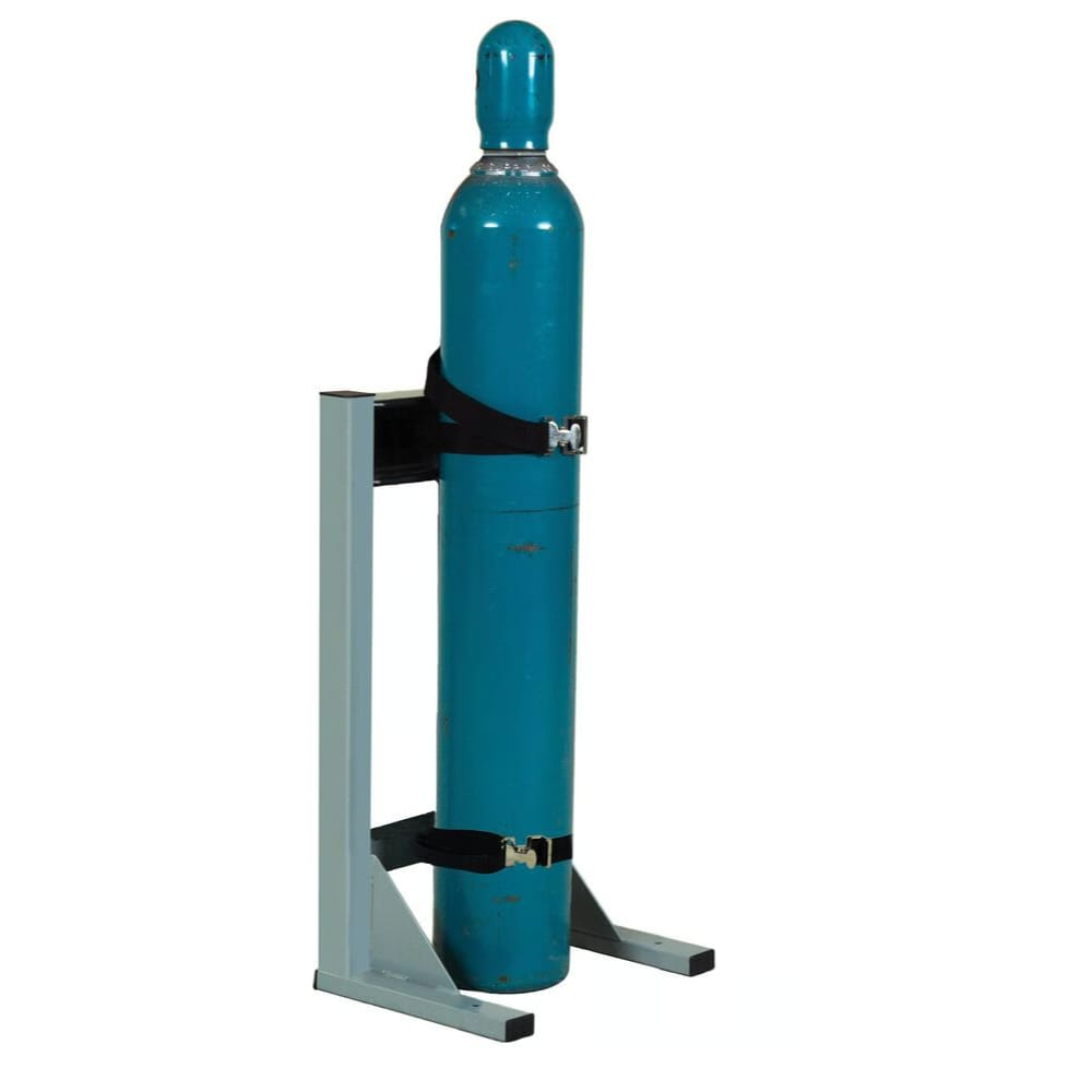 Justrite Steel Gas Cylinder Mobile Stand, 1 Cylinder Capacity - 35286 ...