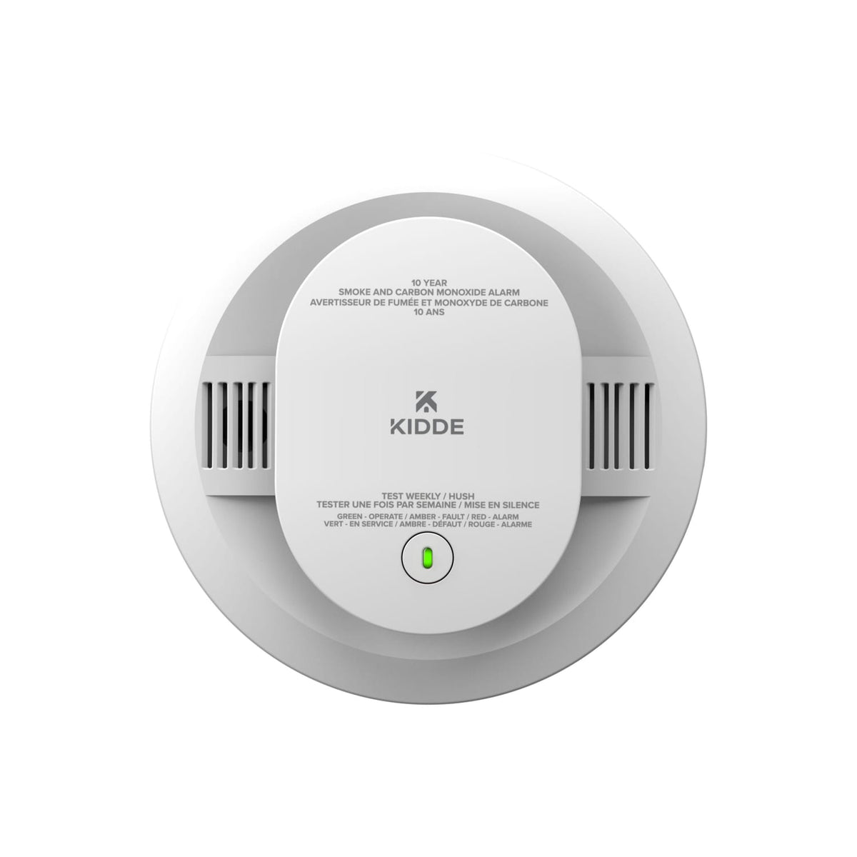 Kidde DETECT 10-Year Battery Powered Comb. Smoke & CO Alarm 30CUD10-CA ...