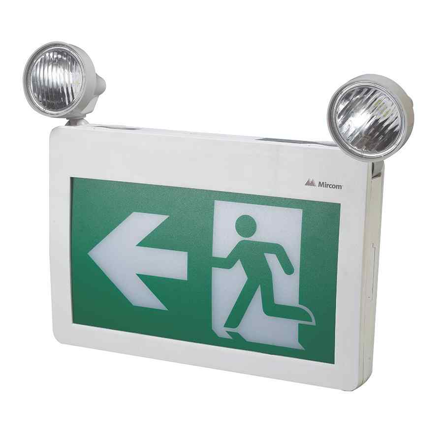 Mircom LED Running Man Combo - 2x2W SMD LED - ELRM-180 — Safety Plus Pro