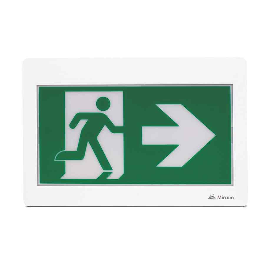 Mircom LED Running Man Sign - ELRM-100 — Safety Plus Pro