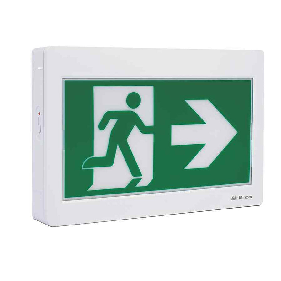 Mircom LED Running Man Sign - ELRM-100 — Safety Plus Pro
