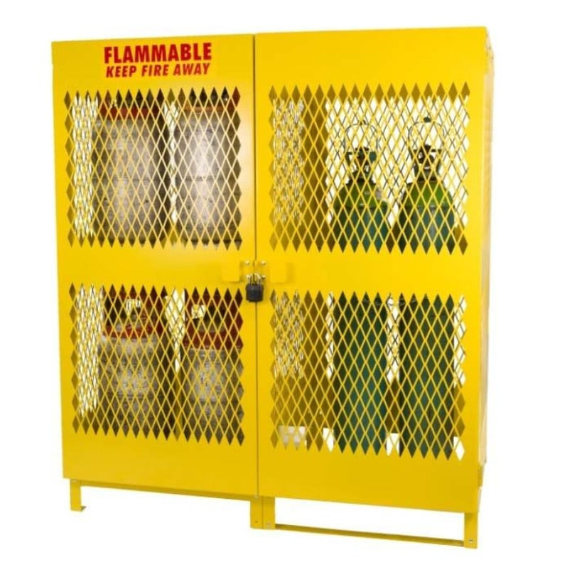 Nosredna 20 Cylinder Vertical Combination LP/OG Cylinder Cabinet LPOG ...
