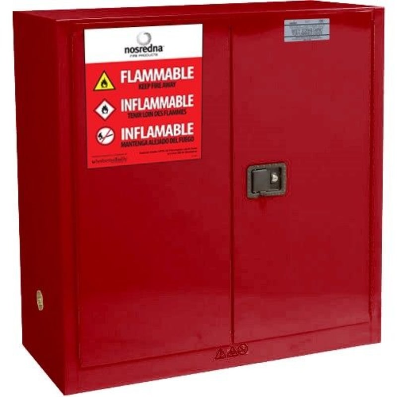 Nosredna 40-48 Gal. M/C Door FM Approved Paint & Ink Safety Cabinet ...
