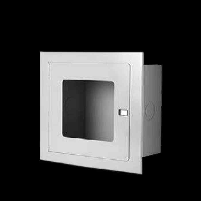 Nosredna Recessed Valve Cabinet - White - R-129-W — Safety Plus Pro