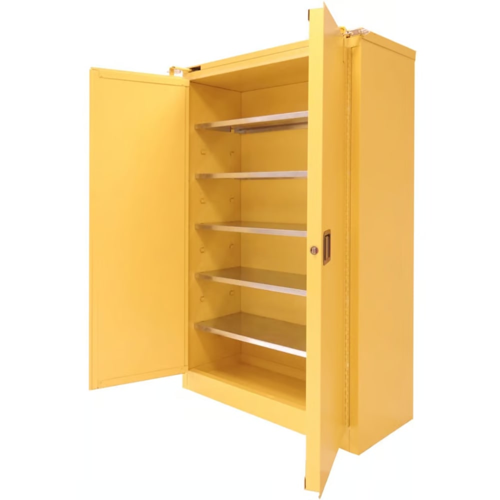 Securall 60 Gal. Paint Storage Cabinet, Self-Close Safe-T-Door - P360 ...