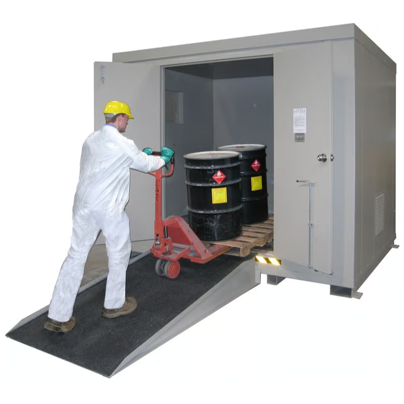 Securall Hazmat Locker 2 Hrs Fire Rated w/ Damage Limiting Panel ...