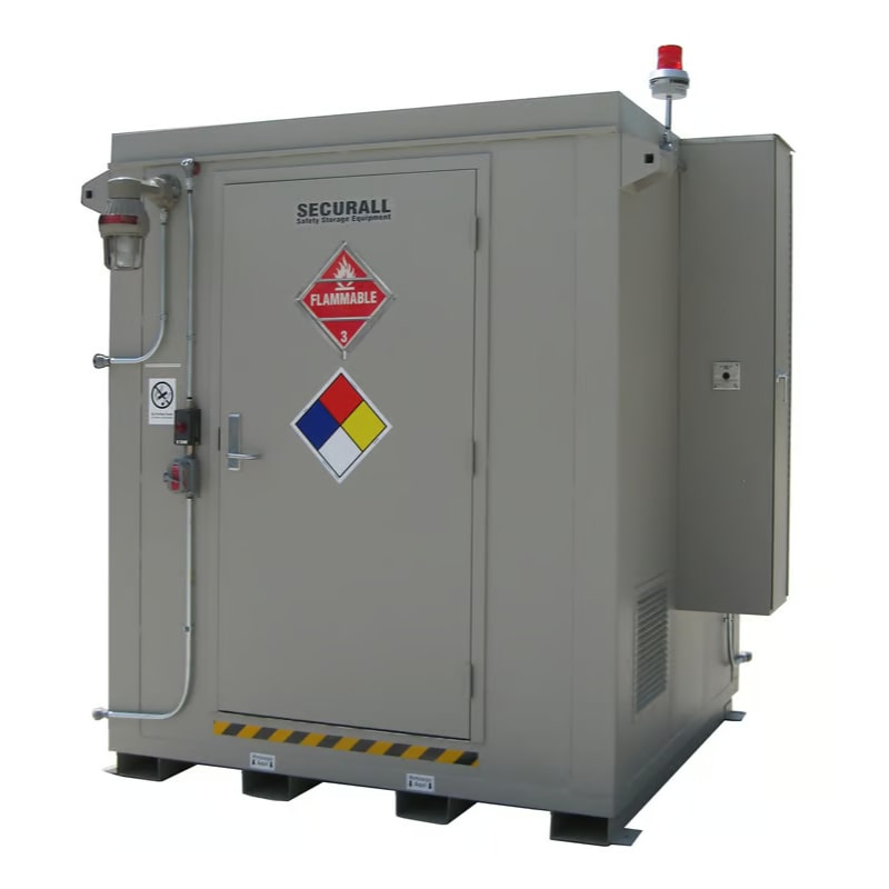 Securall Hazmat Locker 4 Hrs Fire Rated w/ Damage Limiting Panel ...