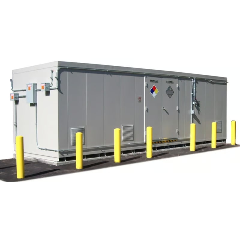 Securall Hazmat Locker 4 Hrs Fire Rated w/ Damage Limiting Panel ...