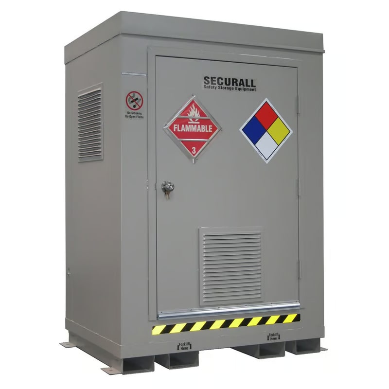 Securall Hazmat Locker w/ Damage Limiting Construction Panel - B200X ...