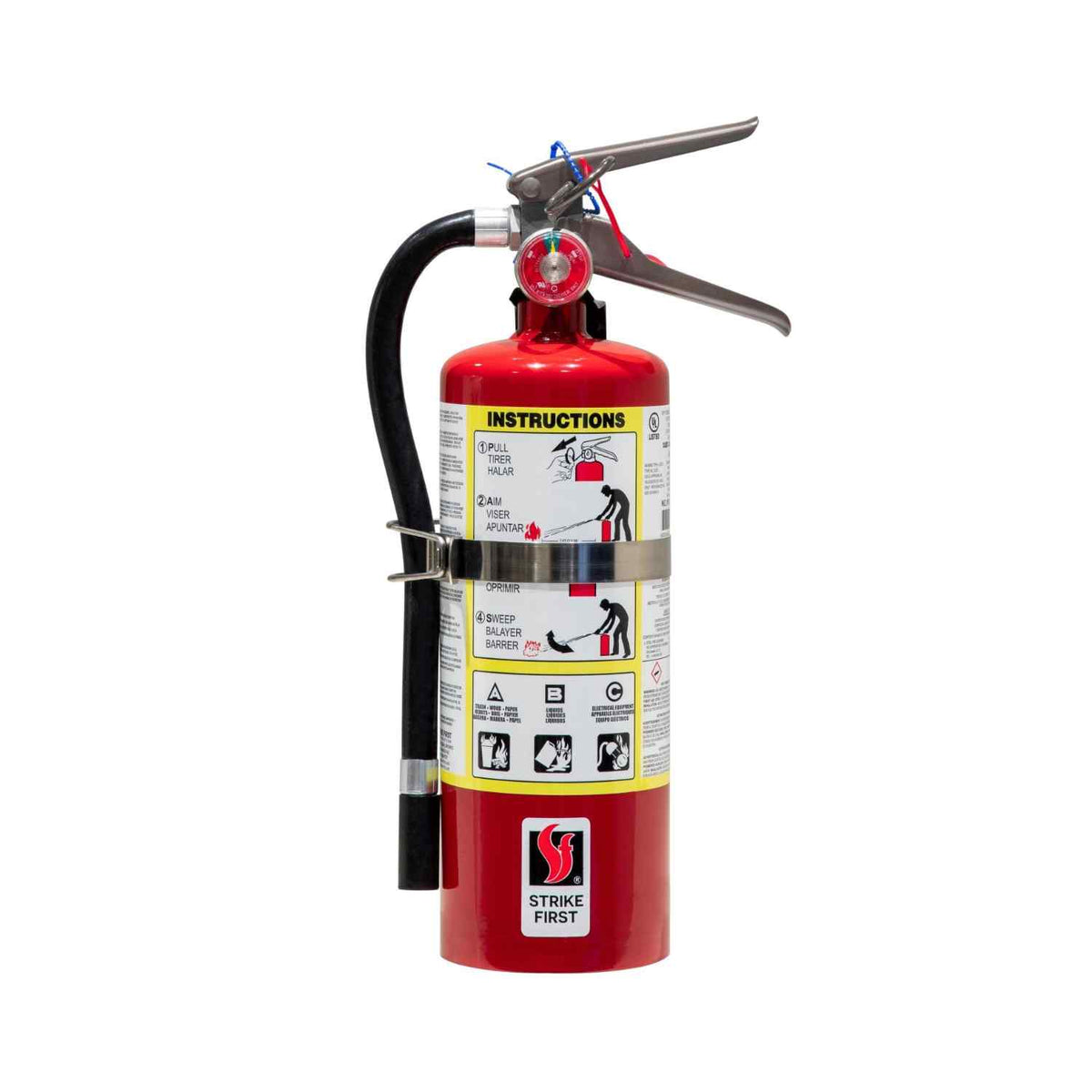 Strike First 5 lb ABC Fire Extinguisher with Vehicle Bracket - D-ABC5V ...