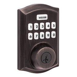 Weiser Home Connect 620 Traditional Electronic Lock with Z-Wave ...