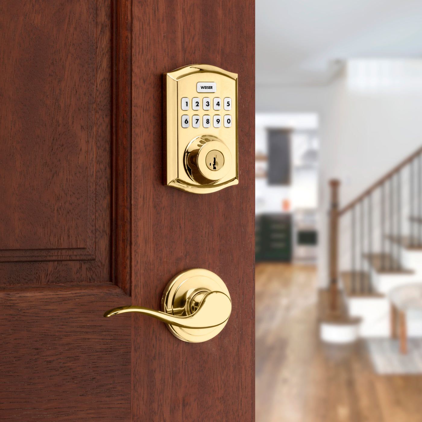 Weiser HomeConnect 620 Traditional Electronic Lock with Z-Wave 700 ...